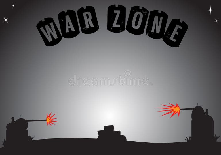 Empty War Zone stock illustration. Illustration of death - 50380938