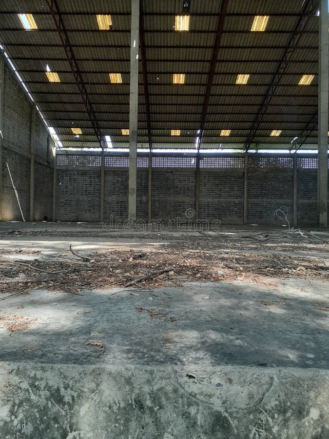 Abandoned Empty Room with a Large Window Stock Photo - Image of ...