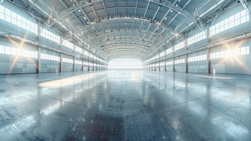 Empty Warehouse HDRI Panorama for VR/AR: 360Â° Seamless Spherical ...
