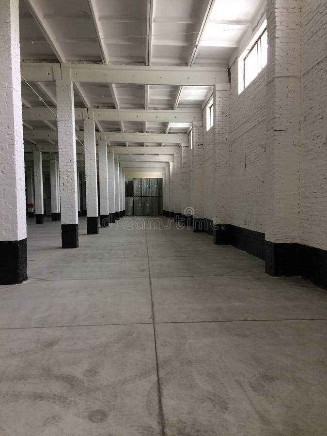 Empty warehouse interior stock photo. Image of interior - 94099706