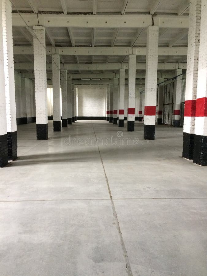 Empty warehouse interior stock image. Image of storage - 94099787