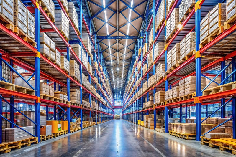 Empty Warehouse Shelves a Visual Representation of the Ecommerce Supply ...