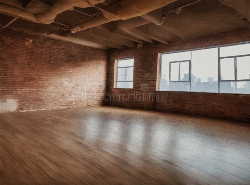 Empty Warehouse Wall or Commercial Area, Industrial Background Stock ...