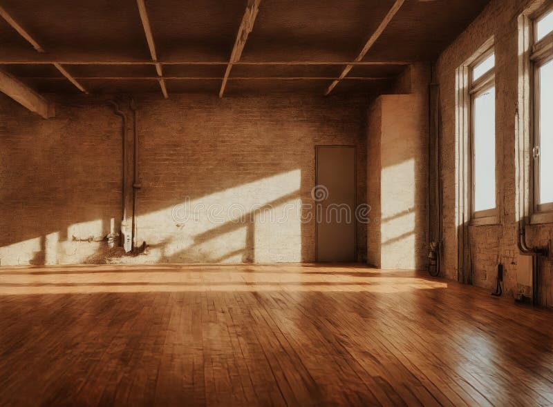 Empty Warehouse Wall or Commercial Area, Industrial Background Stock ...