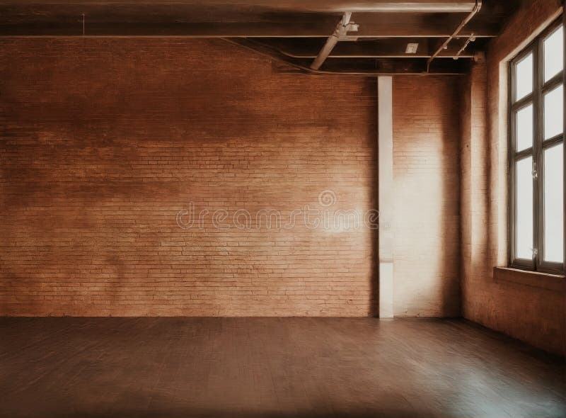 Empty Warehouse Wall or Commercial Area, Industrial Background Stock ...