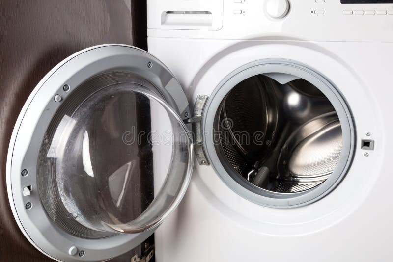 Repairman Servicing Washing Machine Stock Photo - Image of maintenance ...