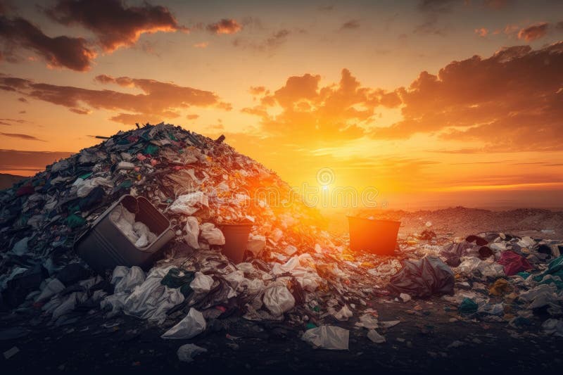 Garbage Sunset Stock Illustrations – 426 Garbage Sunset Stock ...