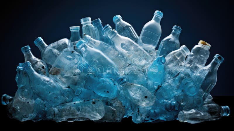 Empty Water Blue Garbage Environment Trash Plastic Waste Bottles ...