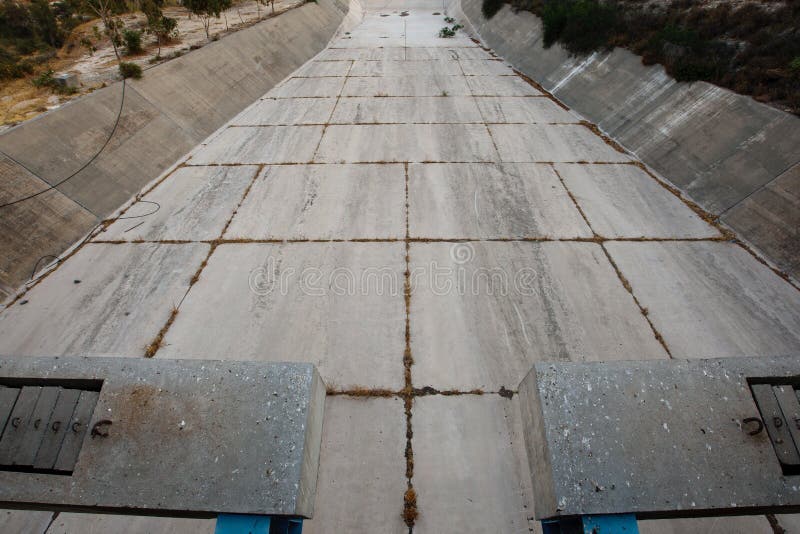 Empty Water reservoir stock photo. Image of climate, rainless - 15980526