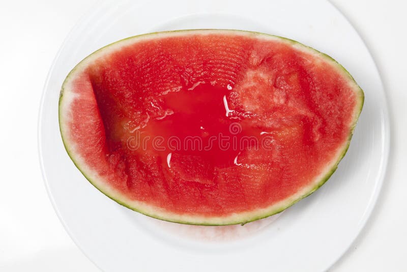 Empty watermelon stock photo. Image of fruit, empty, peel - 77469710