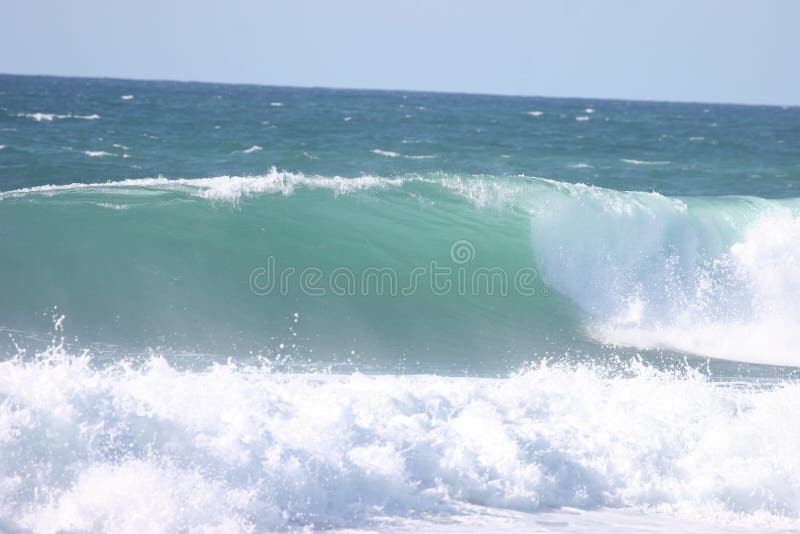 Empty wave stock image. Image of wave, windy, coastline - 10728113
