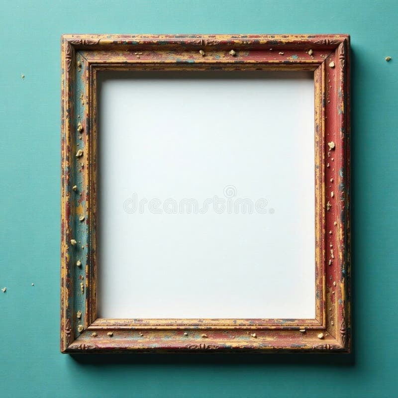 Empty Weathered Instant Camera Frame, Ready for Image , Object, Antique ...