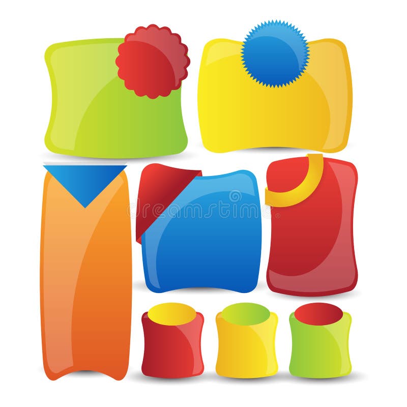 Empty Web Banner for Your Advertisement Stock Vector - Illustration of ...