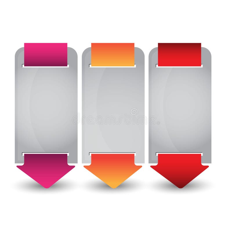 Empty Web Banner for Your Advertisement Stock Vector - Illustration of ...