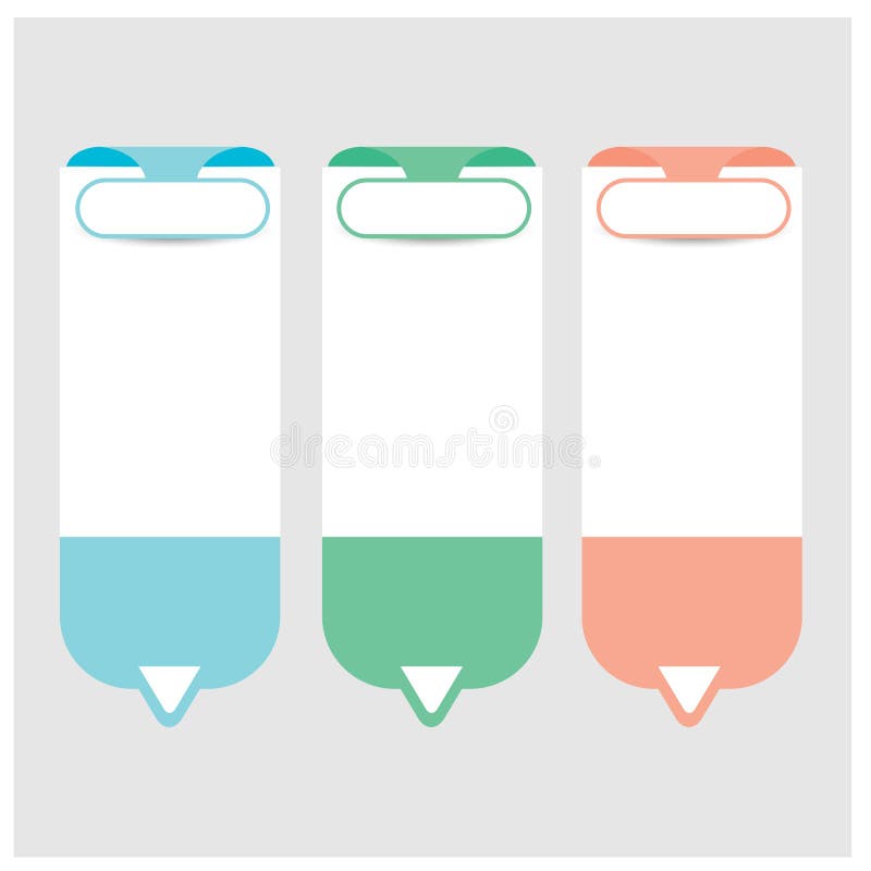 Empty Web Banner for Your Advertisement Stock Vector - Illustration of ...