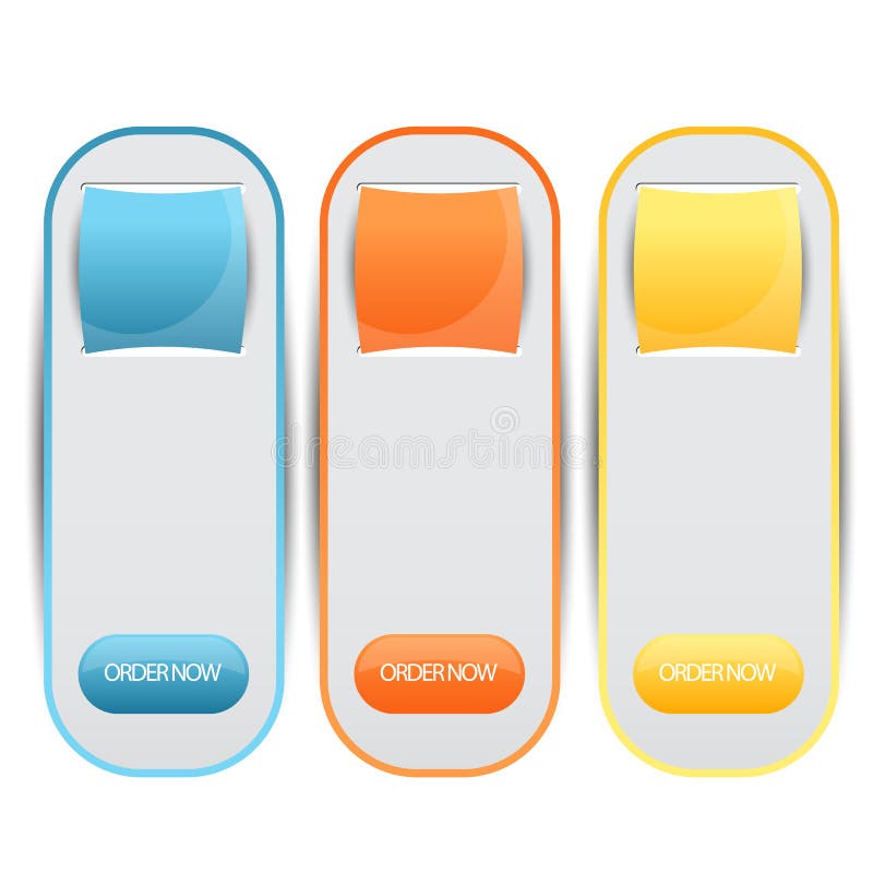 Empty Web Banner for Your Advertisement Stock Vector - Illustration of ...