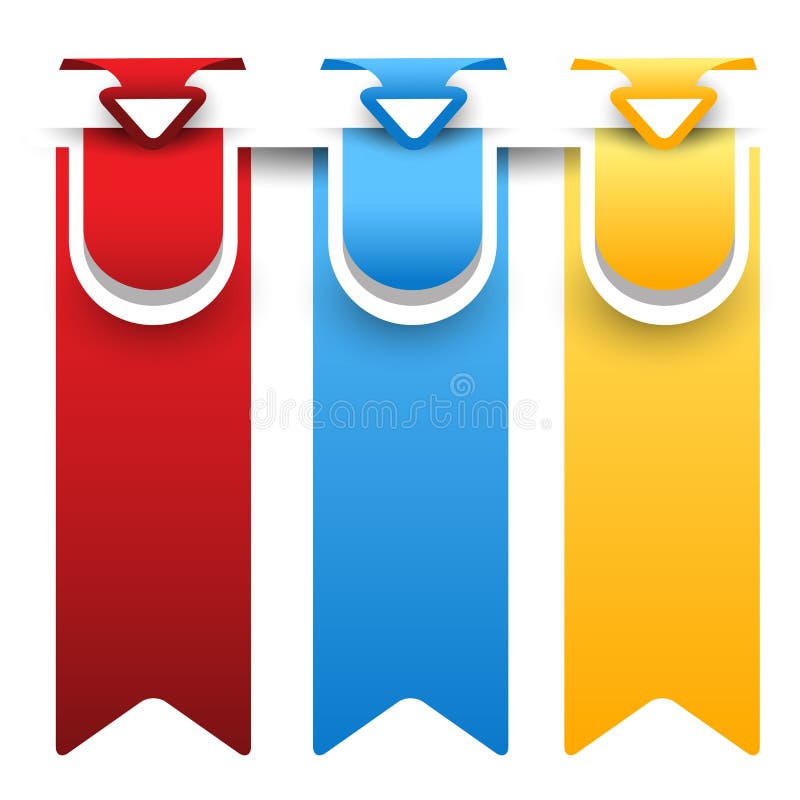 Empty Web Banner for Your Advertisement Stock Vector - Illustration of ...