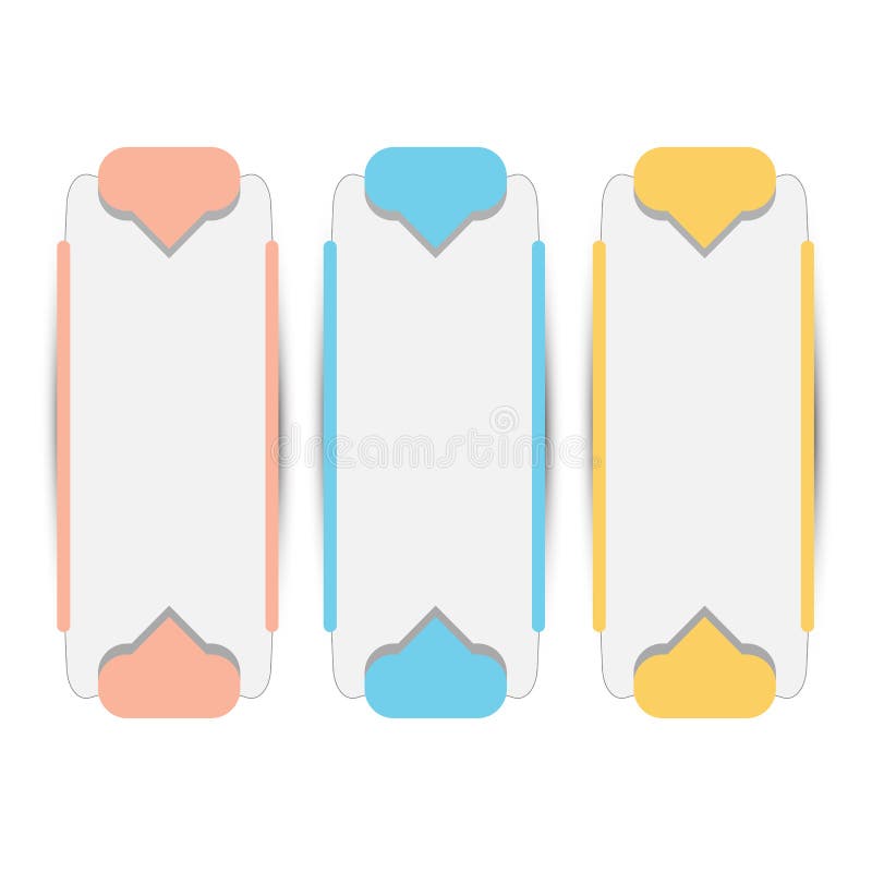 Empty Web Banner for Your Advertisement Stock Vector - Illustration of ...