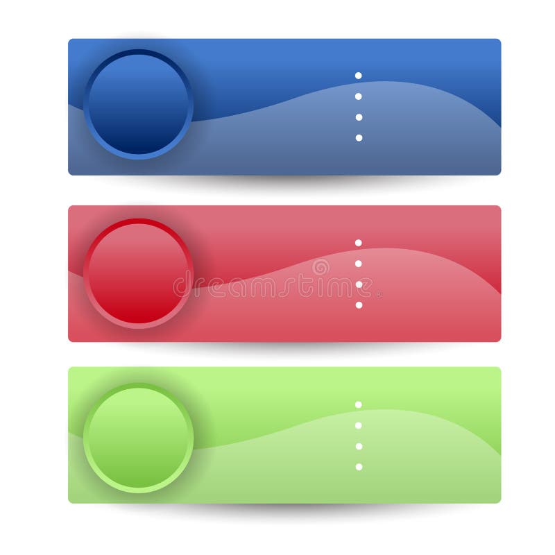 Empty Web Banners,labels,header or Tags for Your Advertisement Stock ...