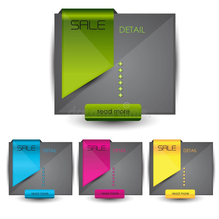 Empty Web Banners,labels,header or Tags for Your Advertisement Stock ...