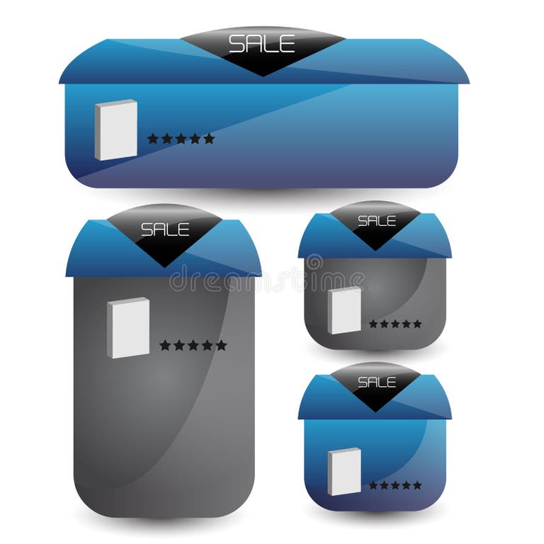 Empty Web Banners,labels,header or Tags for Your Advertisement Stock ...