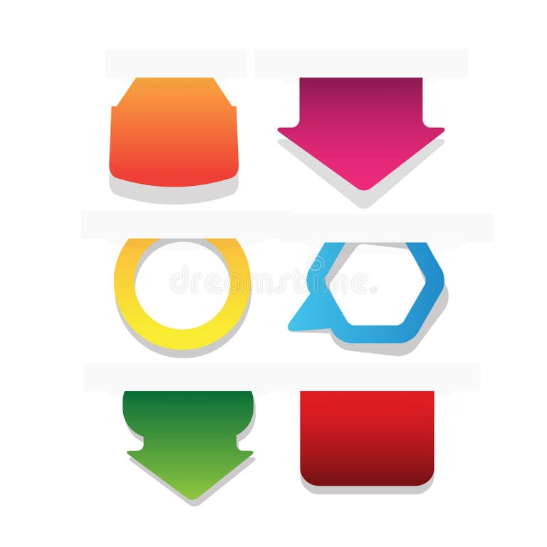 Empty Web Banners,labels,header or Tags for Your Advertisement Stock ...