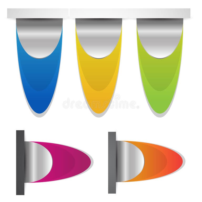 Empty Web Banners,labels,header or Tags for Your Advertisement Stock ...