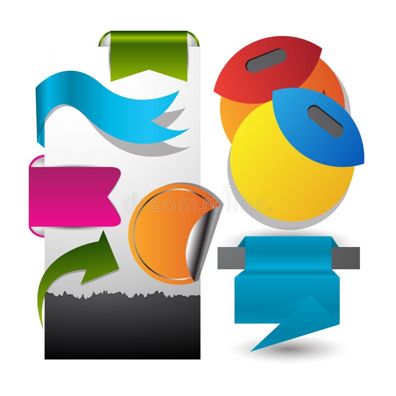 Empty Web Banners,labels,header or Tags for Your Advertisement Stock ...