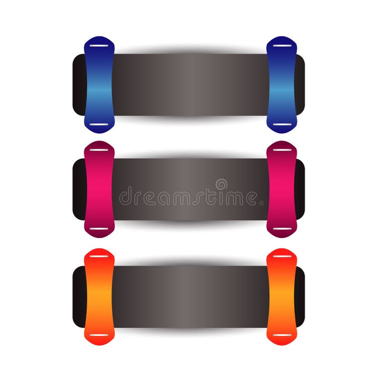 Empty Web Banners,labels,header or Tags for Your Advertisement Stock ...