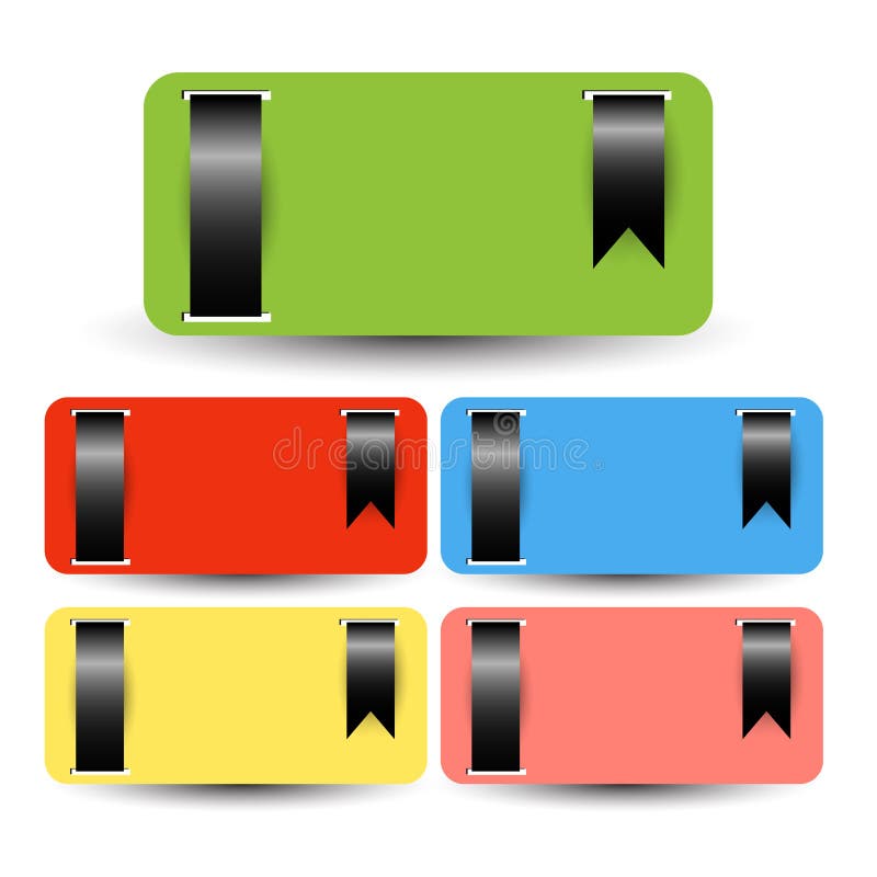 Empty Web Banners,labels,header or Tags for Your Advertisement Stock ...