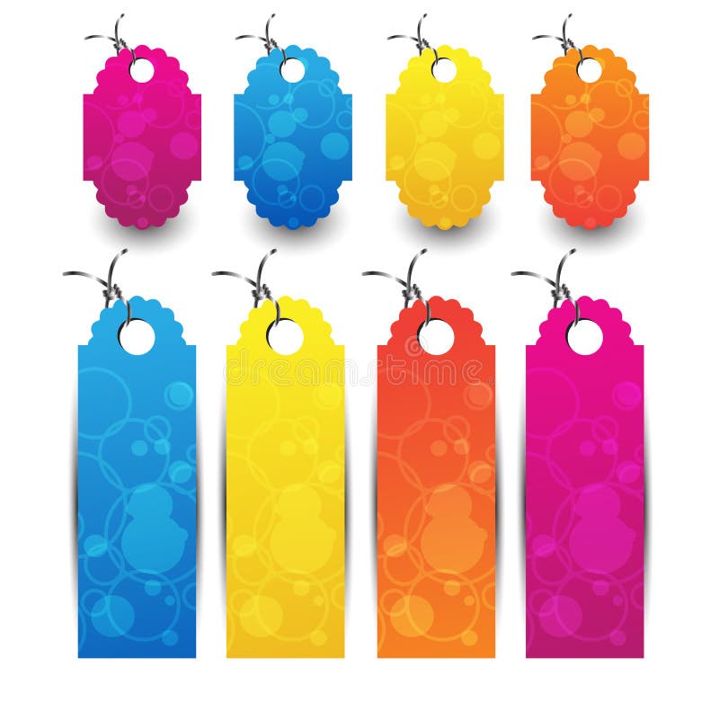 Web Banners, Labels, Header or Tags for Your Advertisement Stock Vector ...