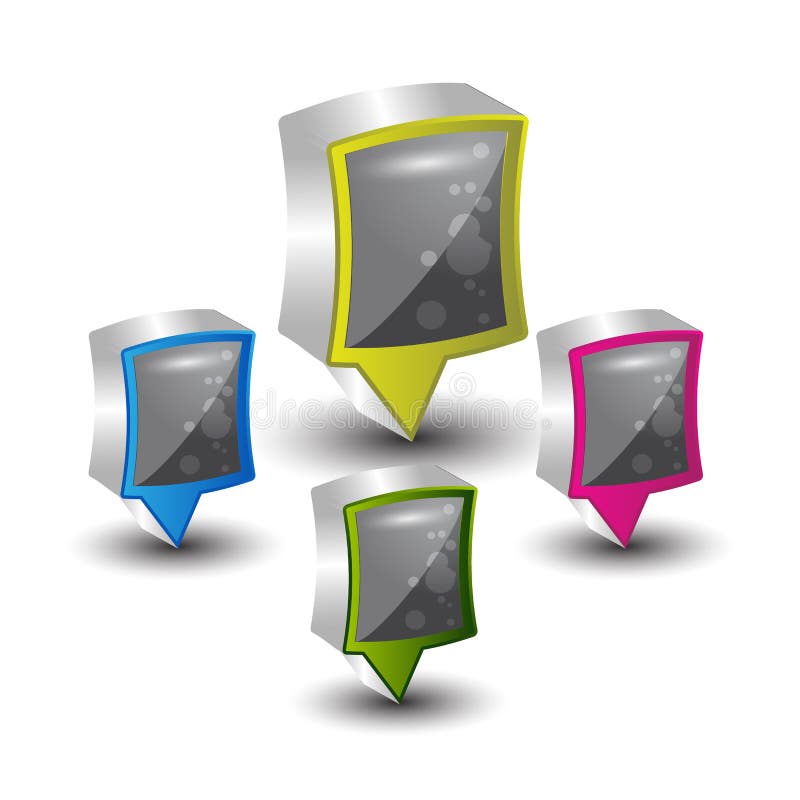 Empty Web Banners,labels,header or Tags for Your Advertisement Stock ...