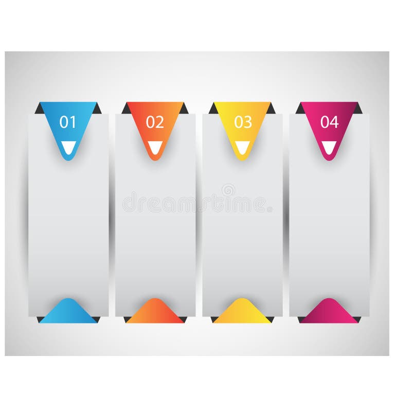 Empty Web Banners, Labels, Header or Tags for Your Advertisement Stock ...