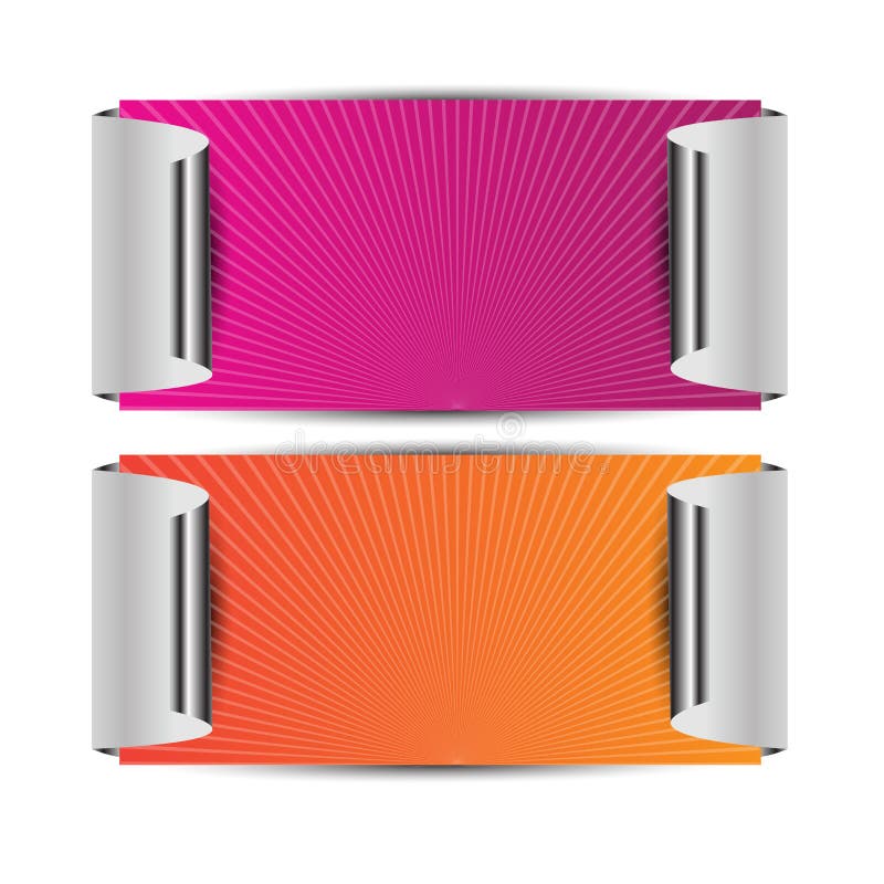 Empty Web Banners,labels,header or Tags for Your Advertisement Stock ...