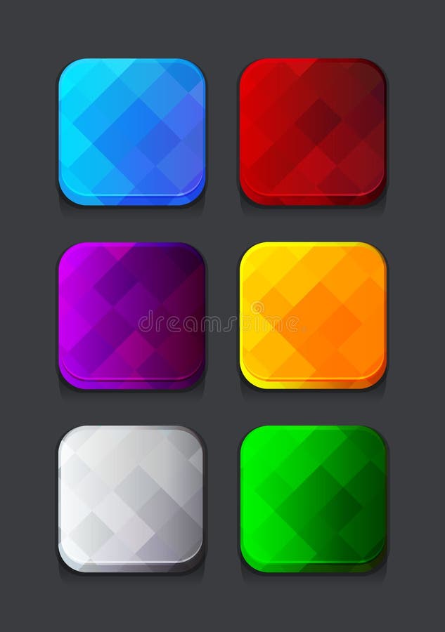 Empty web icons set stock illustration. Illustration of computer - 40513609