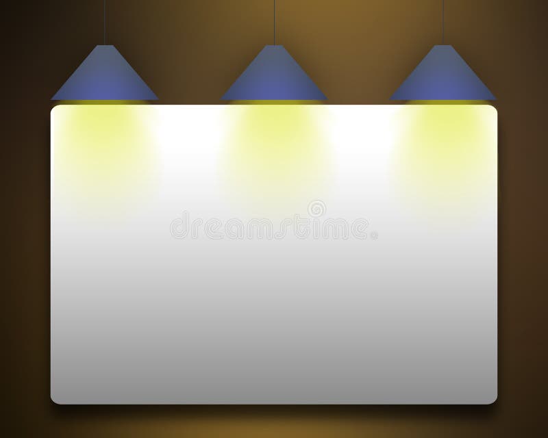 Empty white banner. stock illustration. Illustration of expo - 53972841