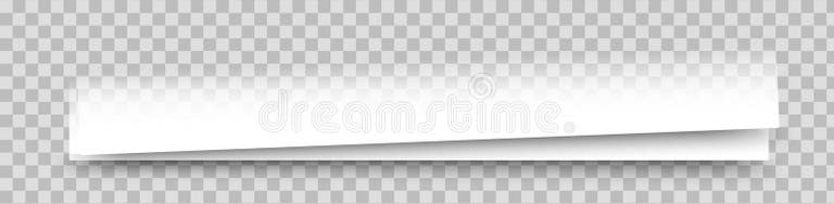 Empty White Banners with Shadow. Paper Blurb Banner. Web Vector Header ...