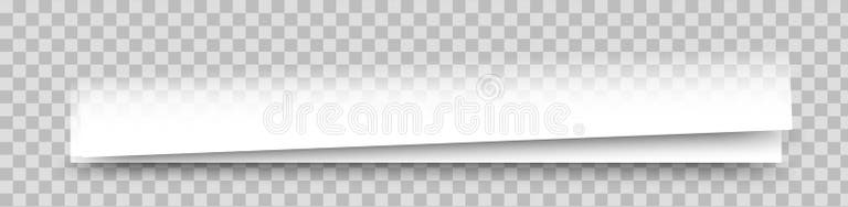 Empty White Banners with Shadow. Paper Blurb Banner. Web Vector Header ...