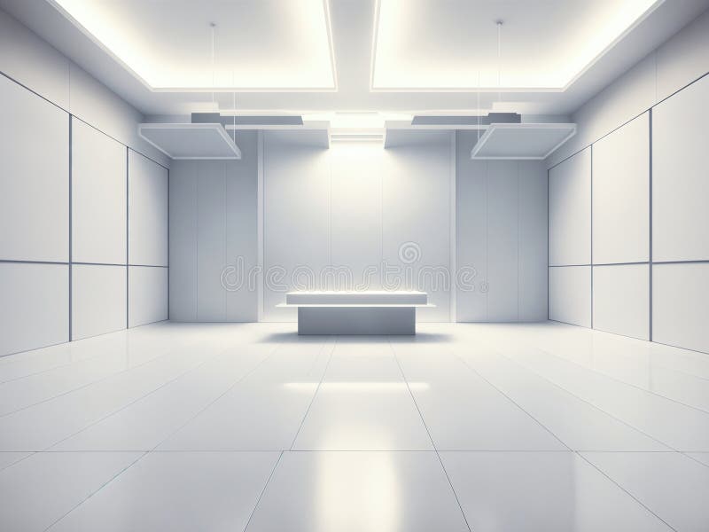 White Big Open Industrial Hall 3d Stock Illustrations – 272 White Big ...