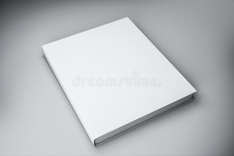 Empty white book stock illustration. Illustration of background - 142257680
