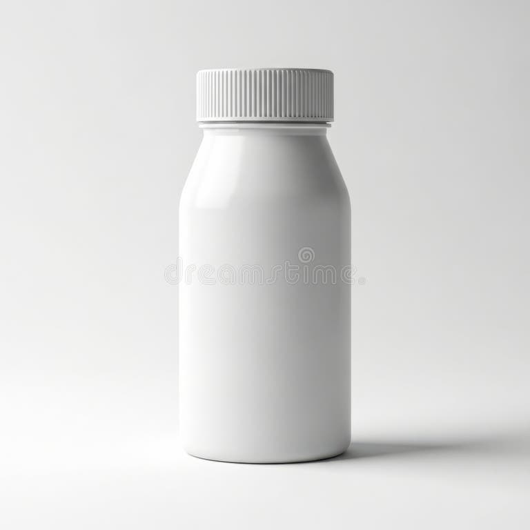 Single Empty White Bottle Stock Illustrations – 10,328 Single Empty ...