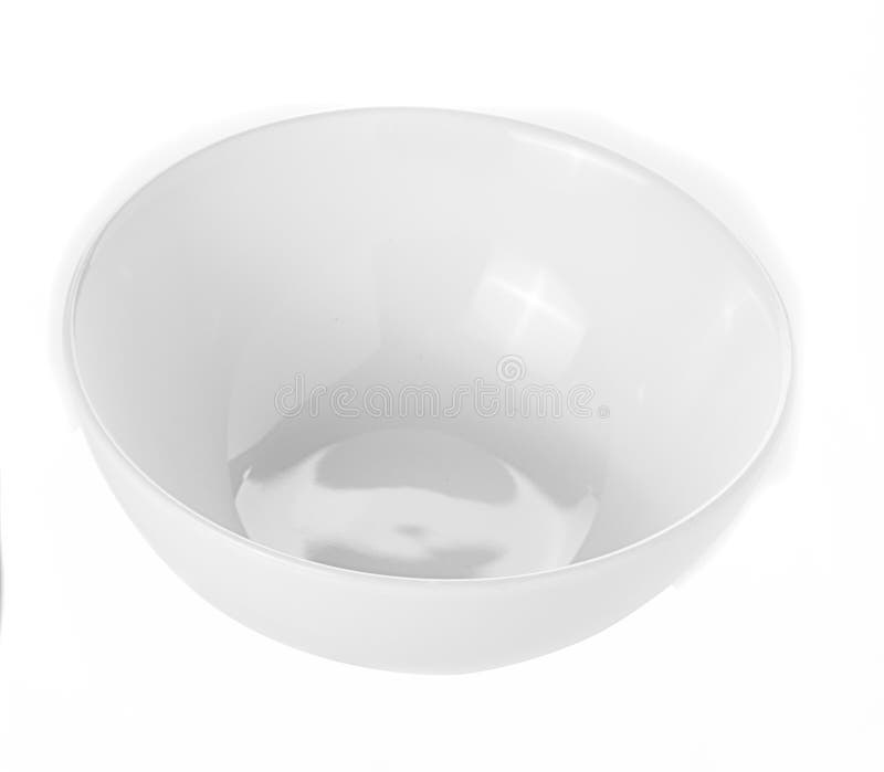 Empty white bowl stock photo. Image of meal, breakfast - 65335214
