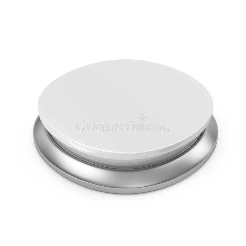 Empty White Button stock illustration. Illustration of control - 27919205