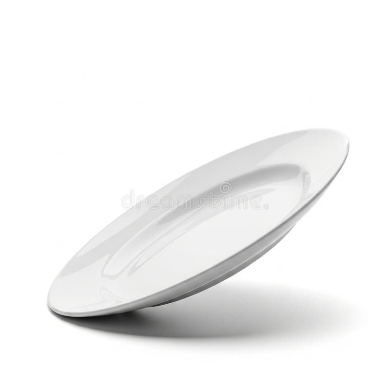 White Ceramic Oval Plate Stock Illustrations – 581 White Ceramic Oval ...