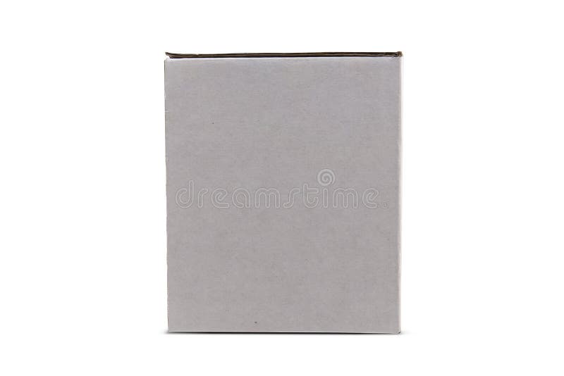 Empty Open White Cube Box Isolated on White Background Mock Up Stock ...