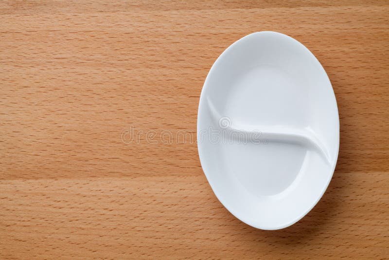 Empty White Porcelain Plate Stock Image - Image of flatware, clean ...
