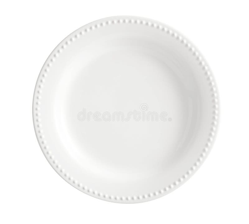 Empty White Dish Plate Background - Empty Porcelain White Dish of ...