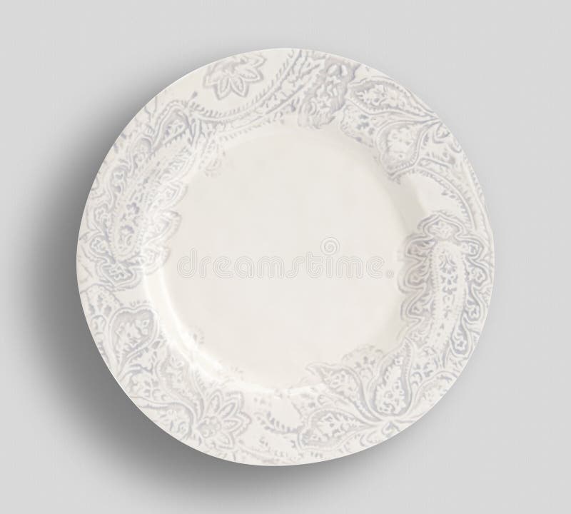 Empty White Dish Plate Background - Empty Porcelain White Dish of ...