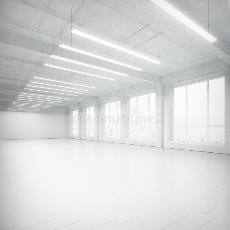 958 Empty White Warehouse Loft Stock Photos - Free & Royalty-Free Stock ...