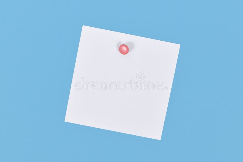 Empty Pinned Note stock image. Image of notice, board - 39985793